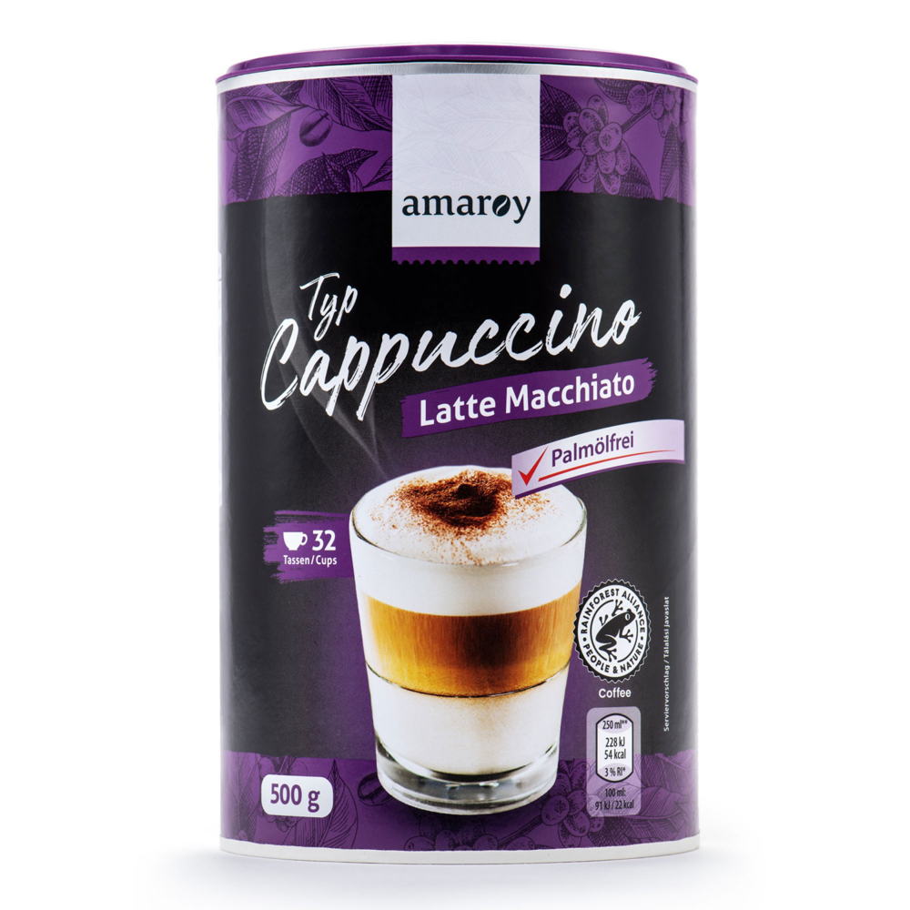 ROKSH Kaffee, Kakao & Co AMAROY Cappuccino Latte Macchiato 500g