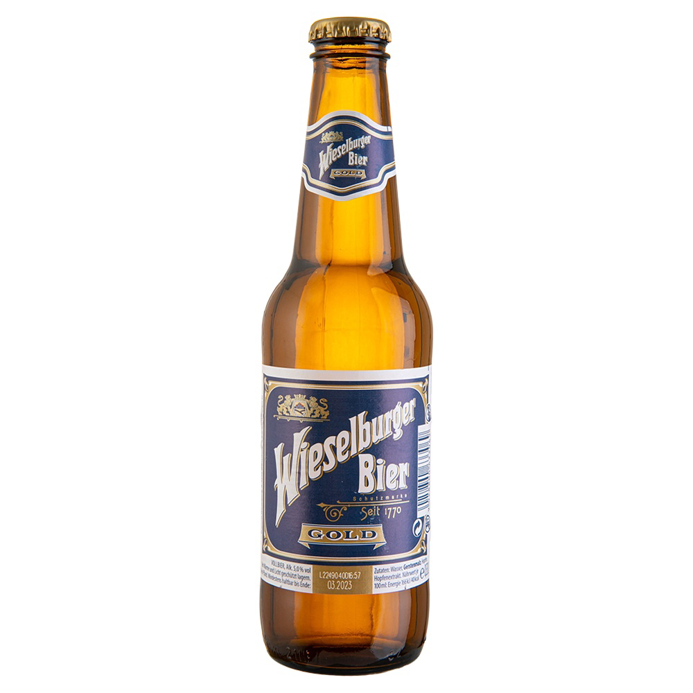 ROKSH Bier & Radler WIESELBURGER Gold 0,33l HOFER