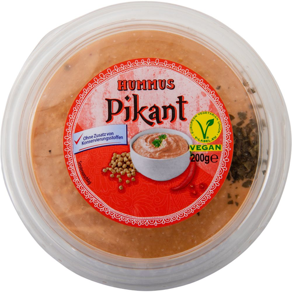 ROKSH Aufstriche & Co HUMMUS Pikant 200g