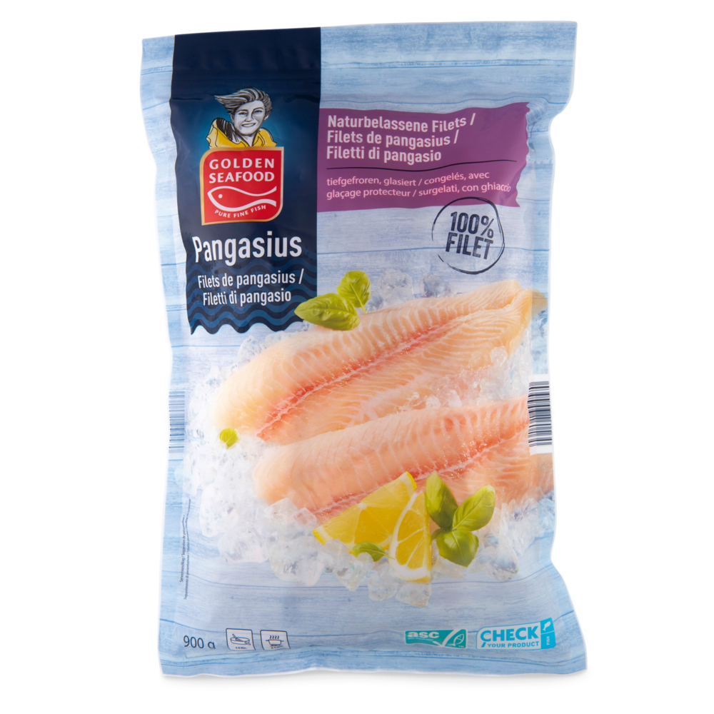 ROKSH Fisch & Meeresfrüchte GOLDEN SEAFOOD Pangasius 900g