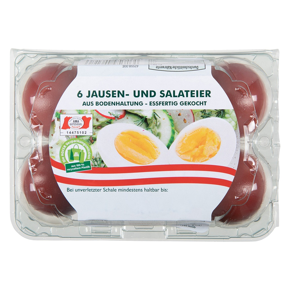 ROKSH Eier SCHÖGL-EI Jausen- und Salateier 6 Stück