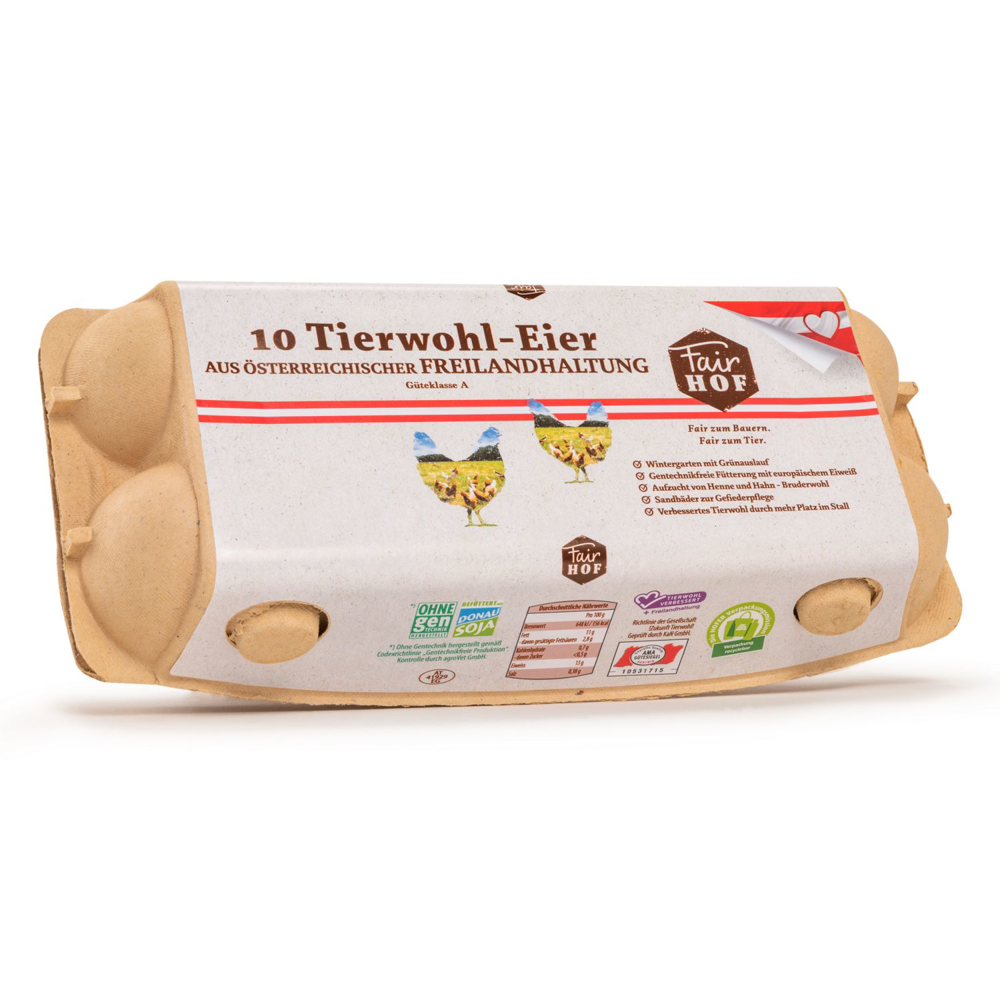 ROKSH Eier FAIR HOF Tierwohl-Eier 10Stk.