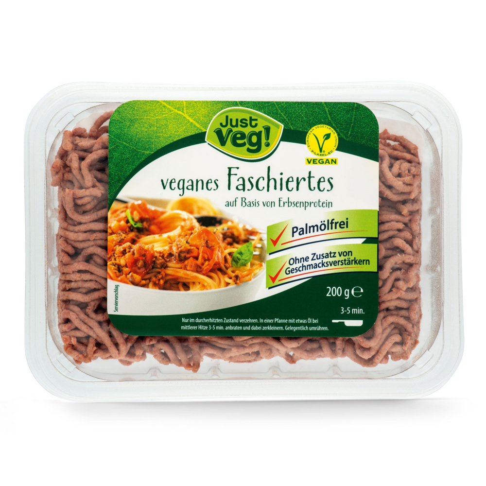 ROKSH Fleischersatz- Produkte JUST VEG! Veganes Faschiertes 200g HOFER