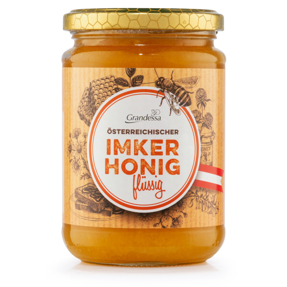 ROKSH Honig & Nussaufstriche GRANDESSA Blüten Honig 500g