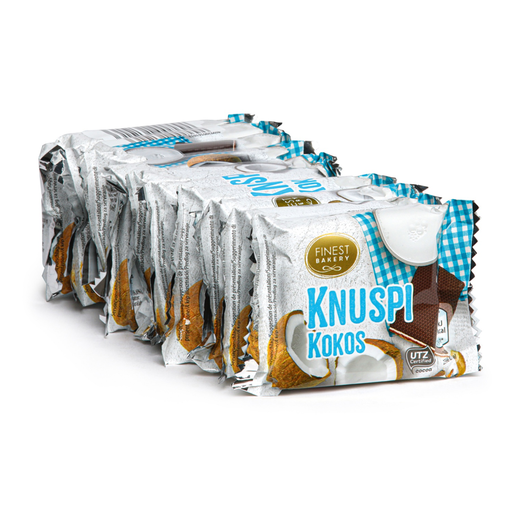 ROKSH Waffeln FINEST BAKERY Knuspi 10x Kokos 250g