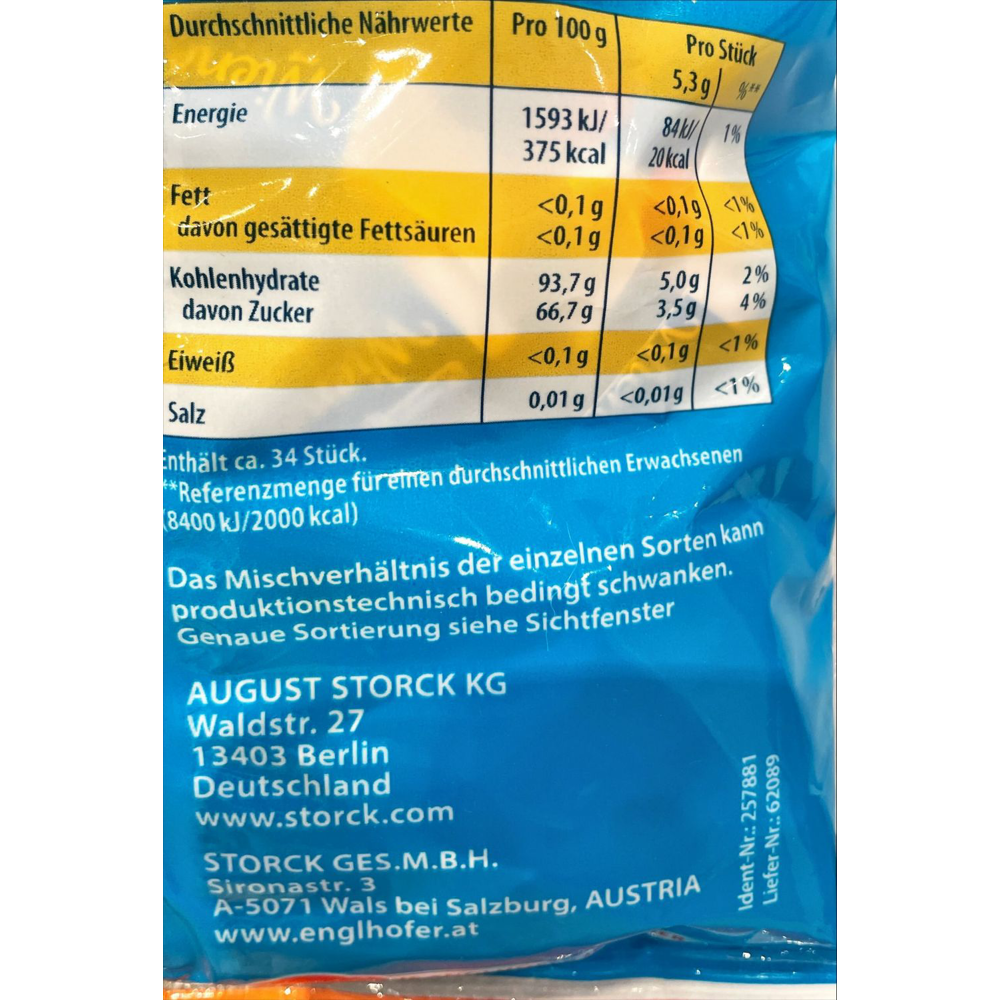 ROKSH Bonbons & Kaugummi ENGLHOFER Wiener Zuckerl 180g