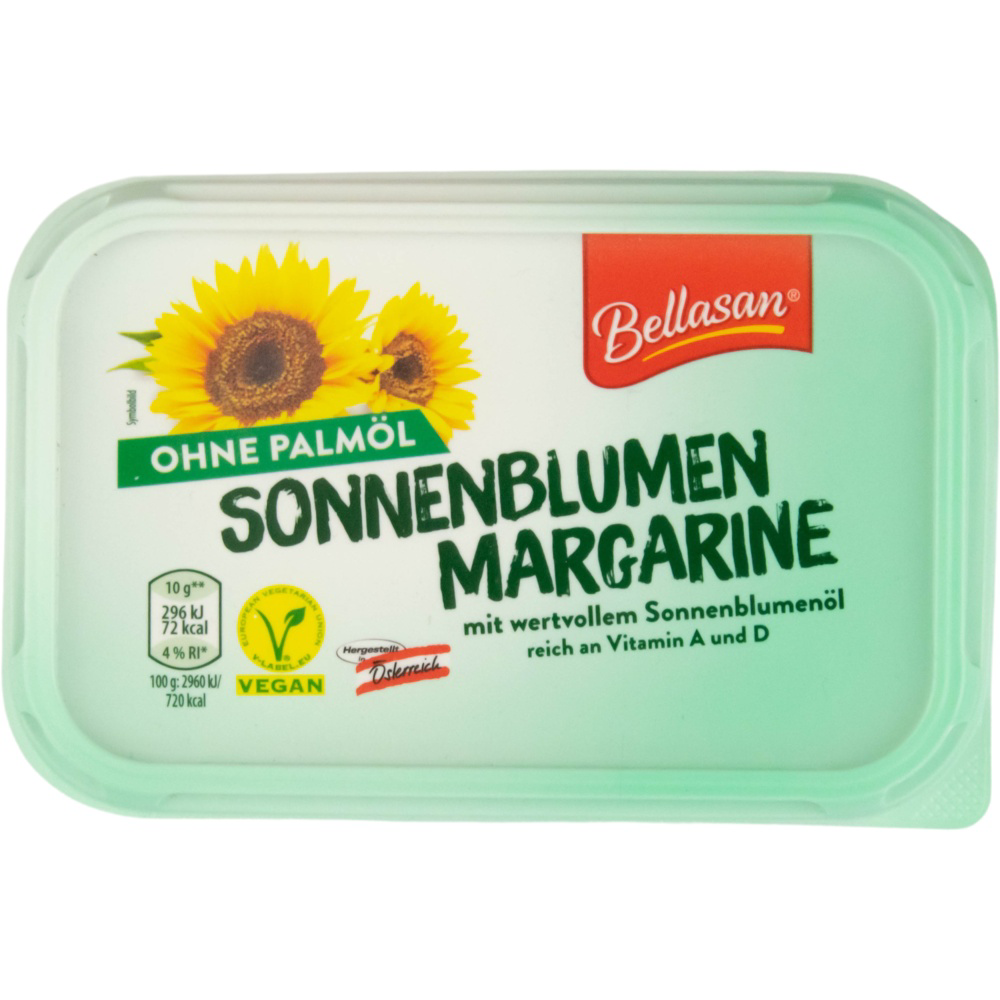 ROKSH Margarine & pflanzliche Fette BELLASAN Sonnenblumen Margarine
