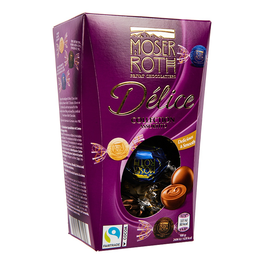 ROKSH Pralinen MOSER ROTH Délice Collection Assortito 200g