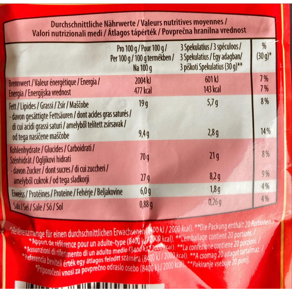 ROKSH Weihnachten MONARC Gewürz-Spekulatius 600g