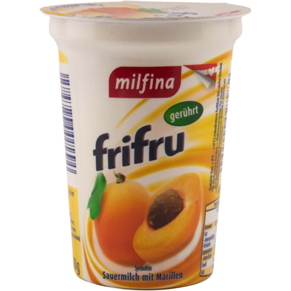 ROKSH Fruchtjoghurt MILFINA Fri Fru Sauermilch mit Marillen 200g