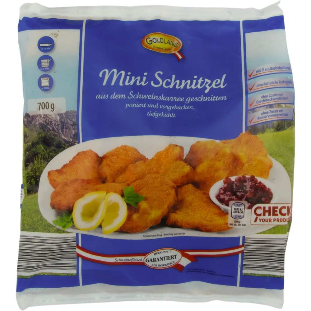 ROKSH Fleisch GUSTO GOLD Mini Schnitzel vom Schwein 700g