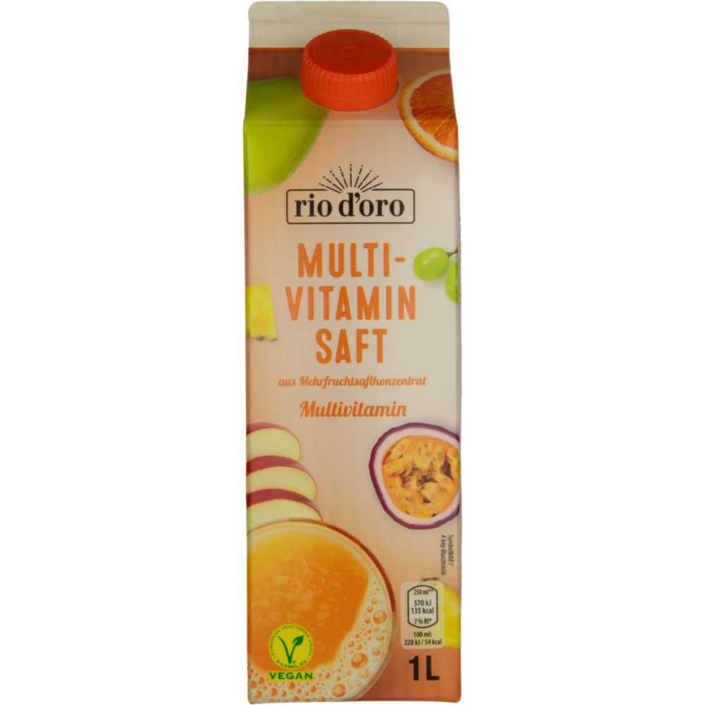 ROKSH Fruchtsäfte RIO D'ORO Multivitamin Saft 1L