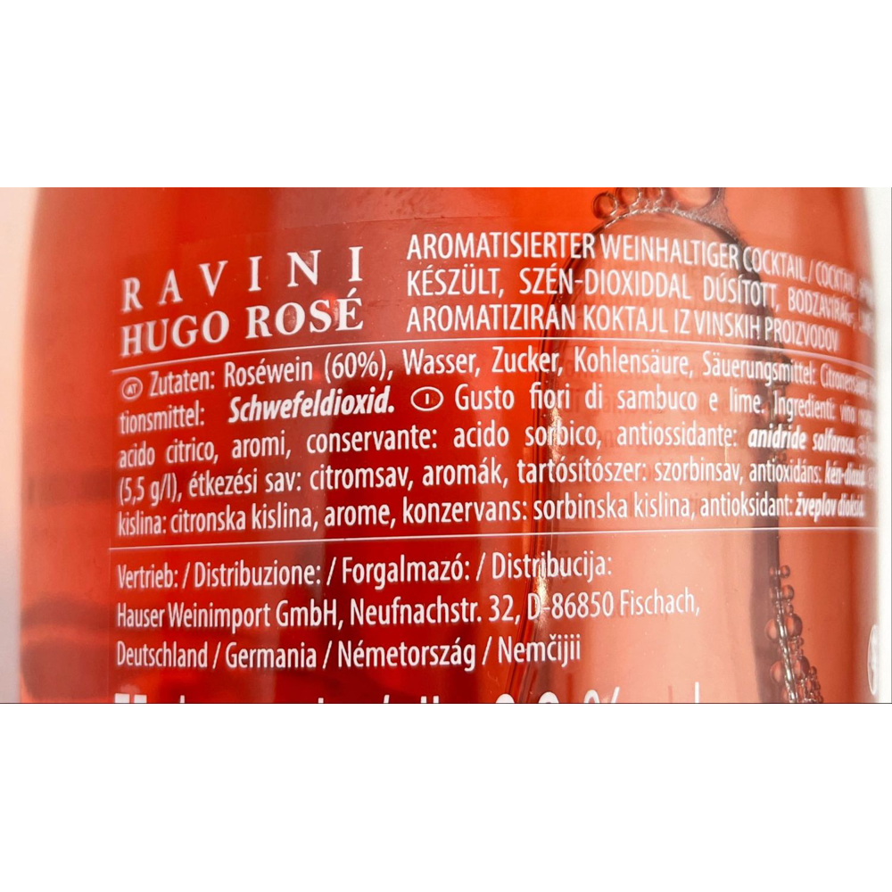 ROKSH Sekt RAVINI Hugo Rosé 750ml
