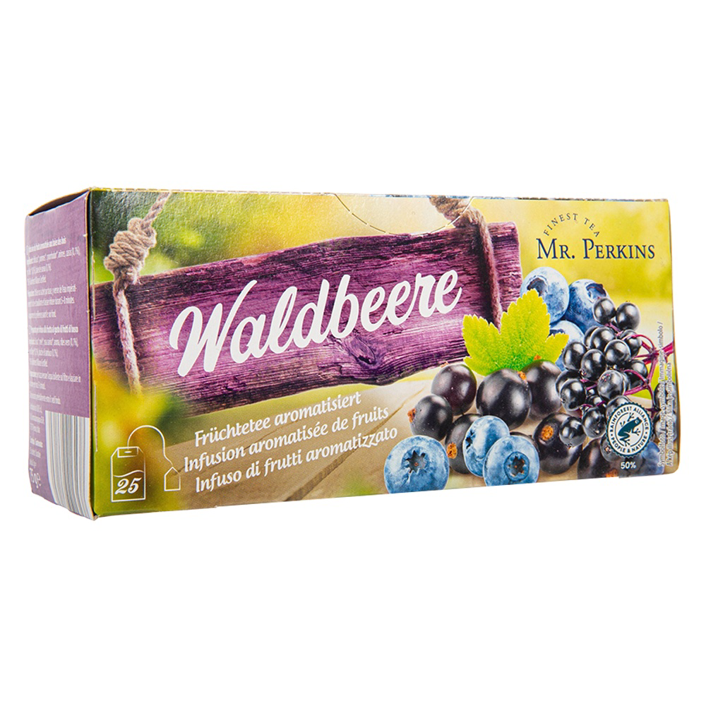 ROKSH Tee MR. PERKINS Früchtetee Waldbeere 25x3g