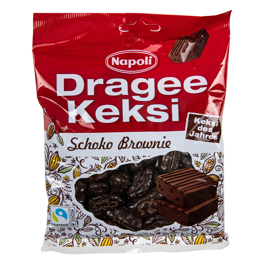 ROKSH Kekse NAPOLI Dragee Keksi Schoko Brownie 165g