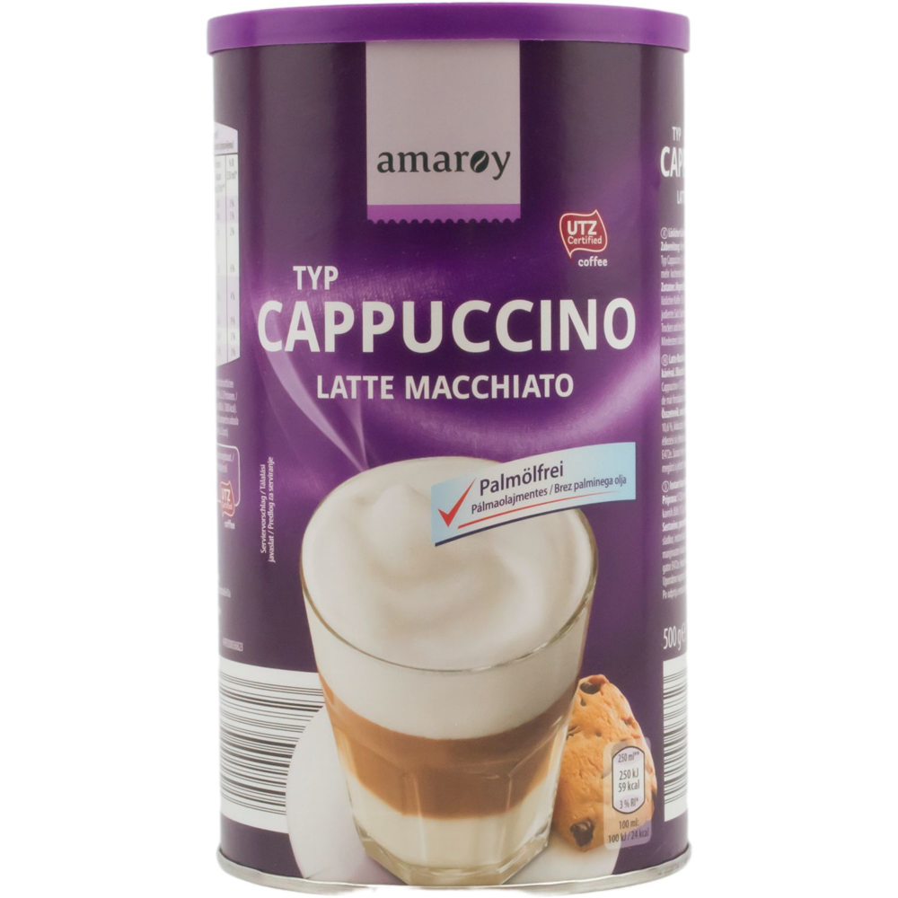ROKSH Kaffee, Kakao & Co AMAROY Cappuccino Latte Macchiato 500 g