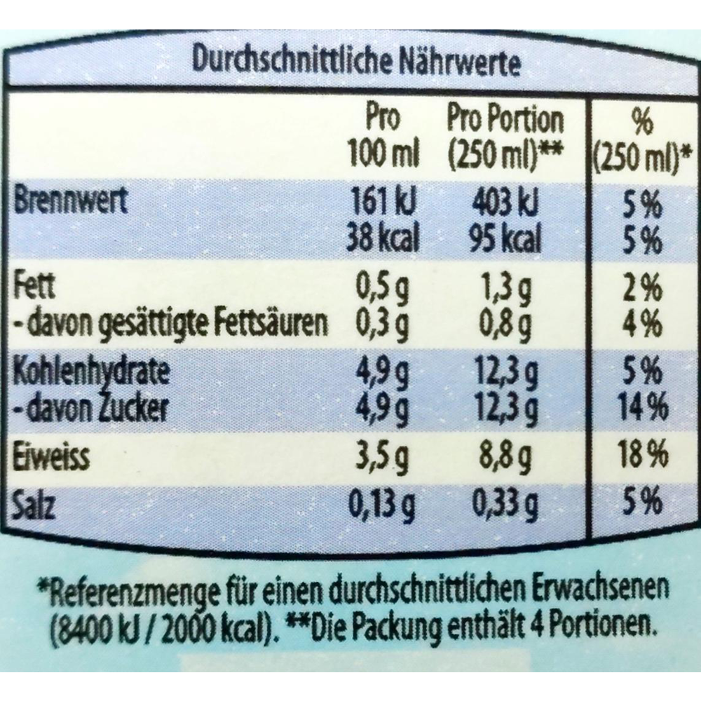 ROKSH Haltbare Milch, Sahne & Co MILFINA Leichte Haltbarmilch 0,5%