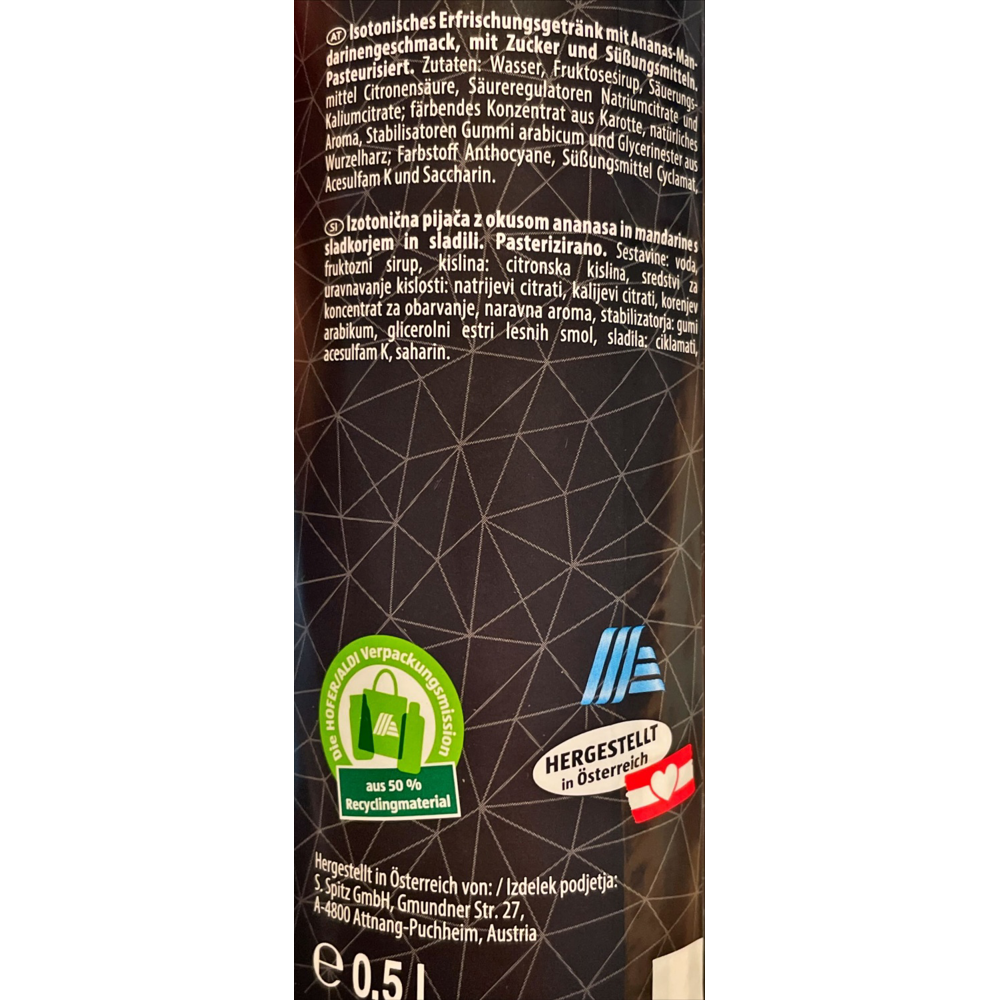 ROKSH Sport- & Energy Drinks FLYING POWER Isotonic Sports Drink Red