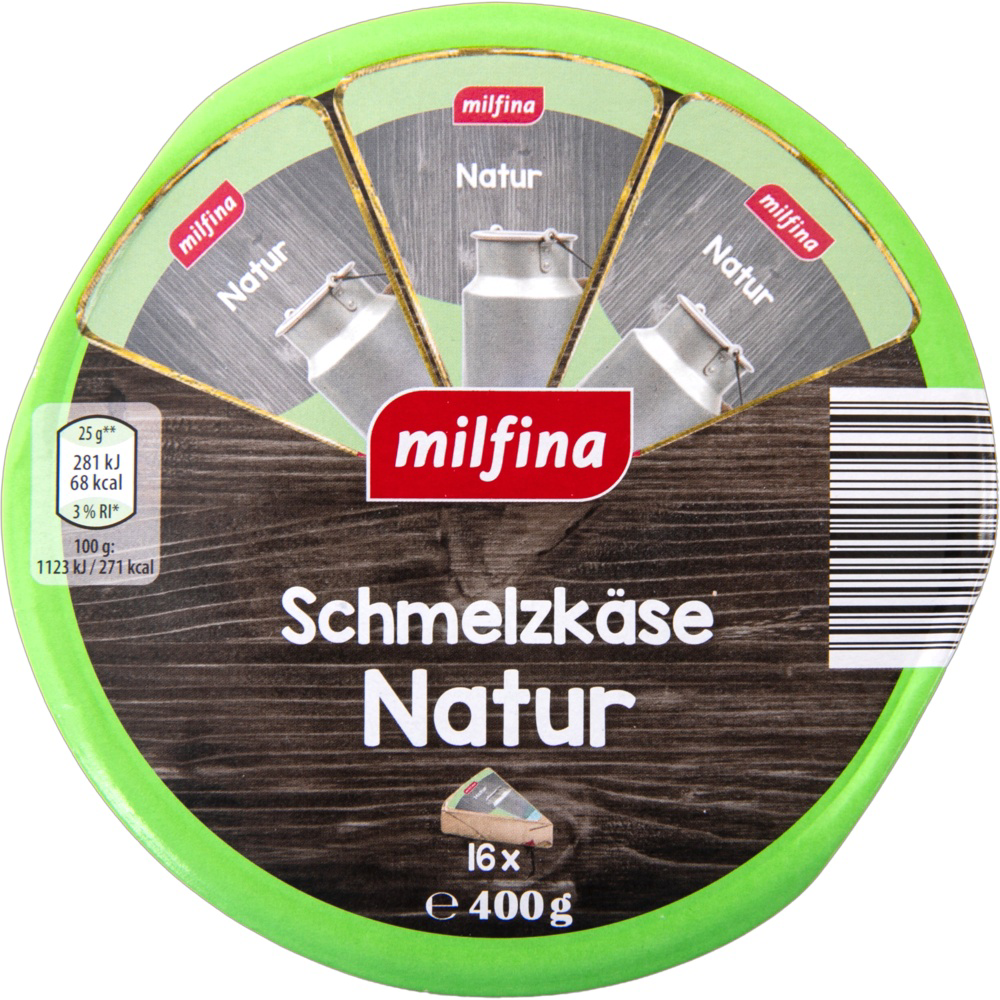 ROKSH Frischkäse & Co MILFINA Schmelzkäse Natur 400g
