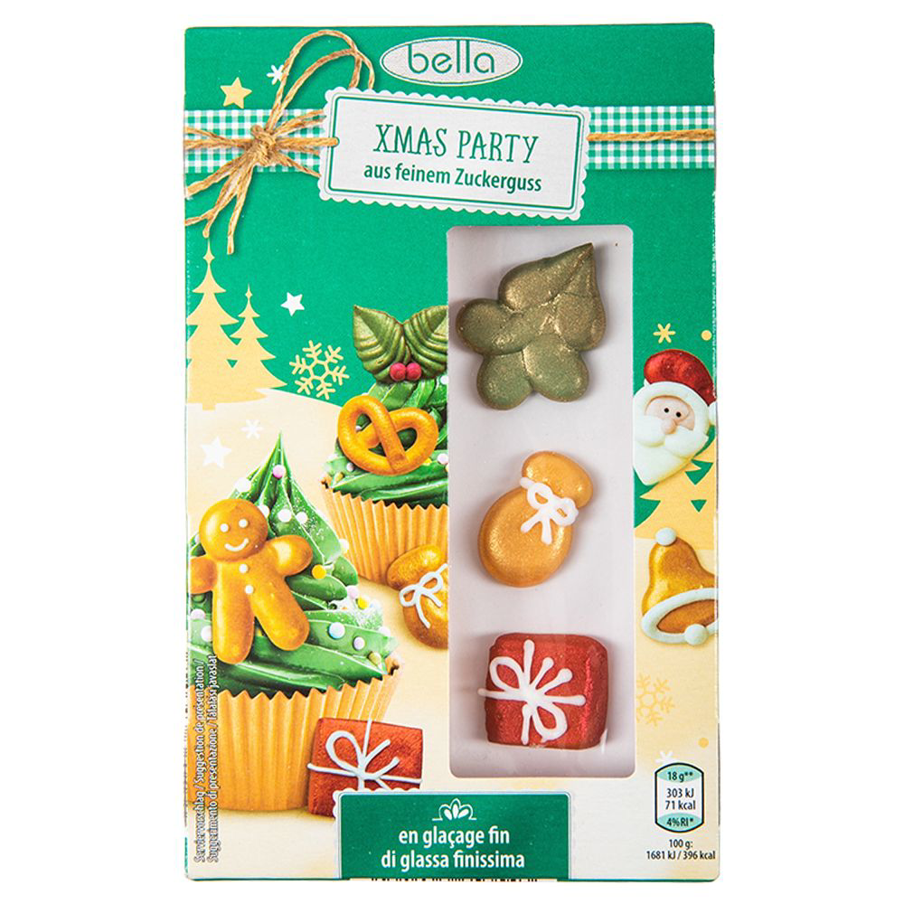 ROKSH Mehl & Backwaren BELLA Zuckerdekor Xmas Party 18g
