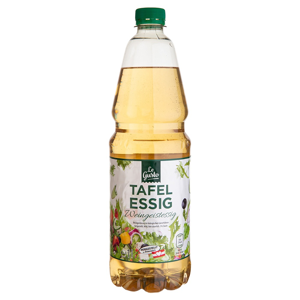 ROKSH Essig, Öl & Saucen LE GUSTO Tafelessig Weingeistessig 1l