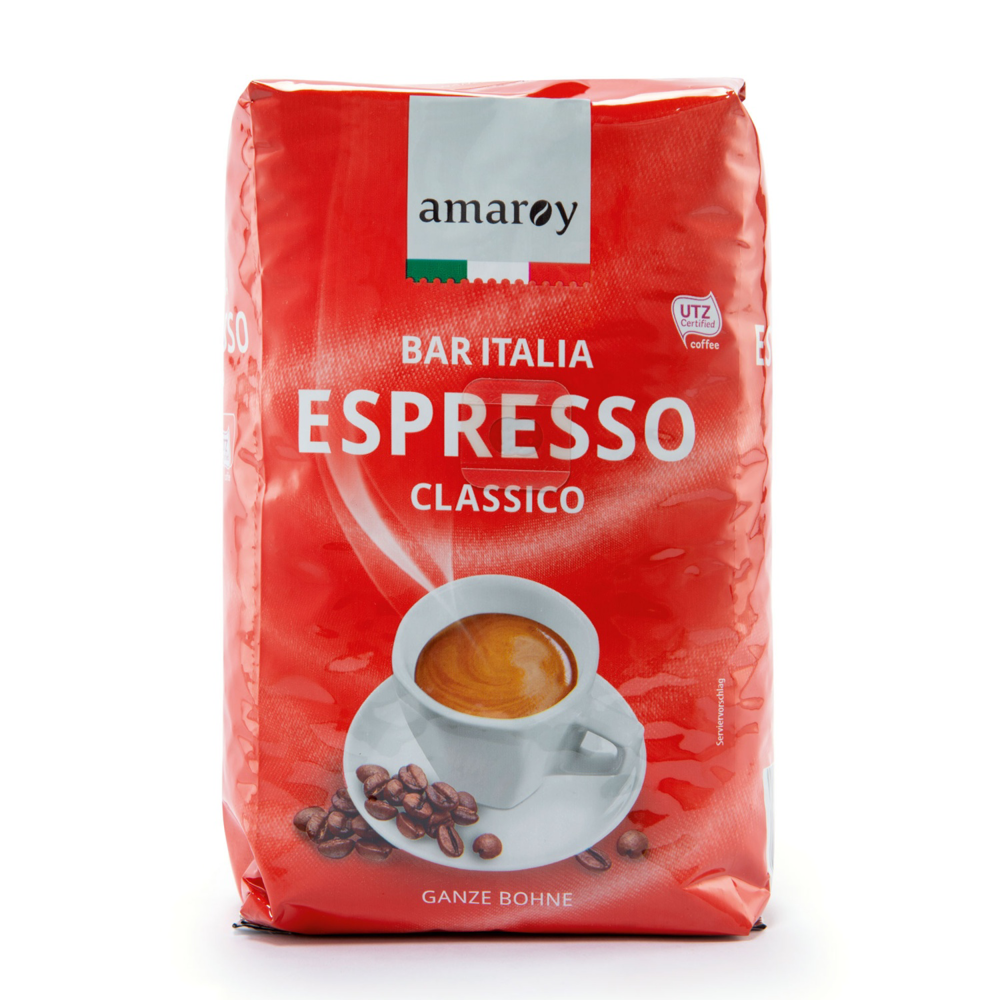 ROKSH Kaffee, Kakao & Co AMAROY Bar Italia Espresso Classico 500g